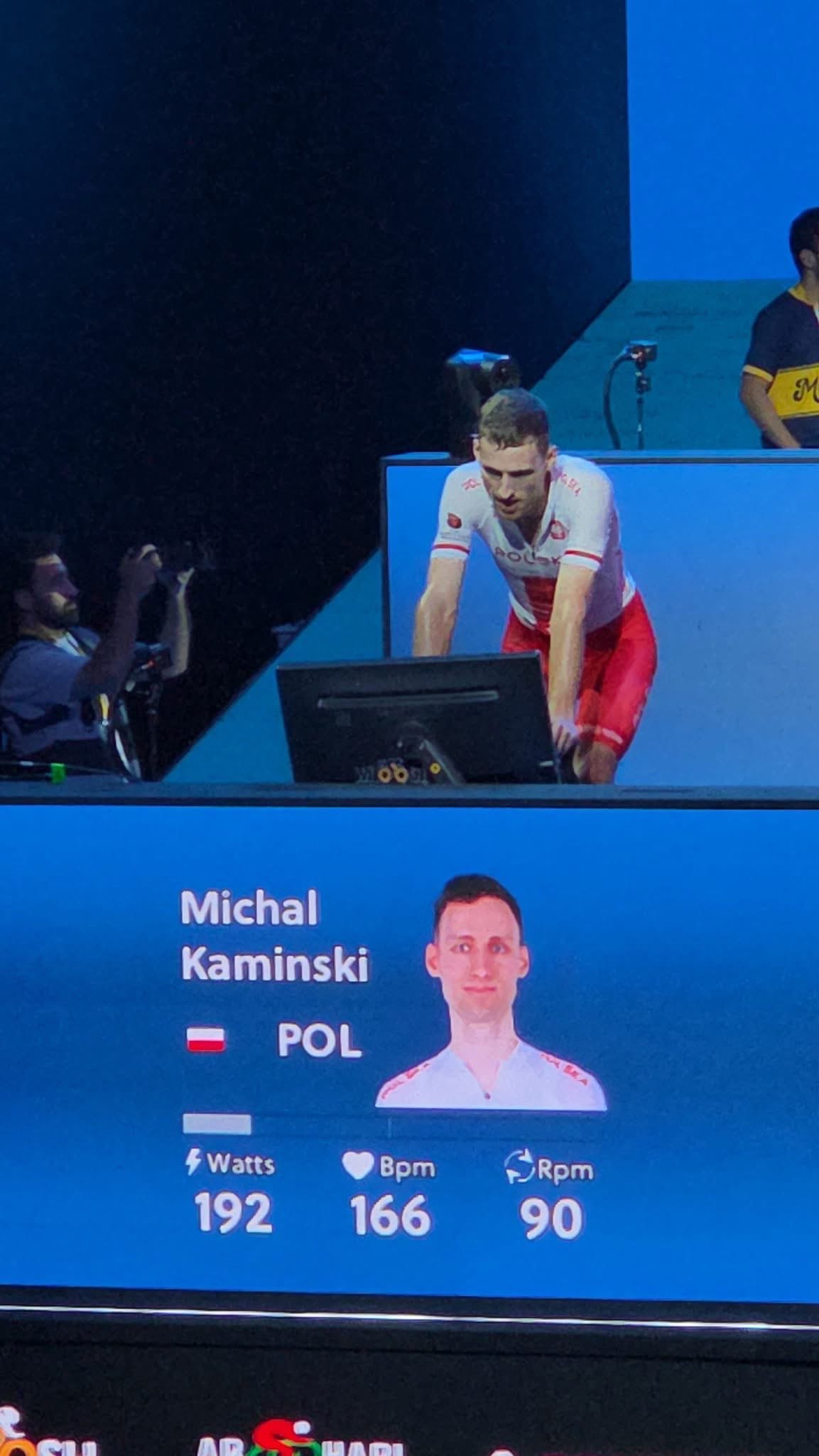 Michał Kamiński takes silver at the UCI Cycling Esports World ...